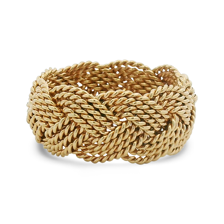 Estate A.G.A. Correa 14k Yellow Gold Turk's Head Ring – Springer's