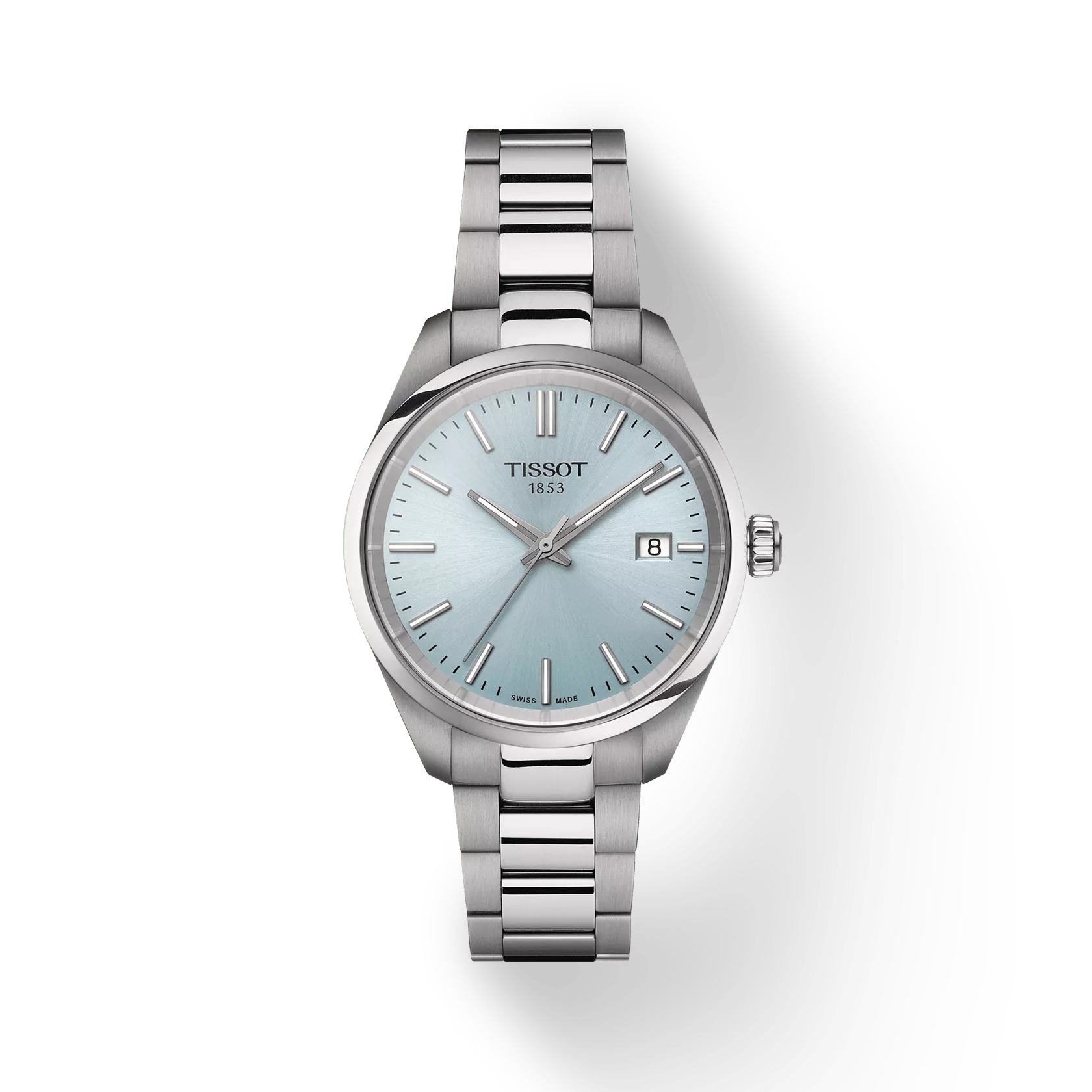 Tissot PR 100, lce Blue Dial, 34mm (T1502101135100) – Springer's